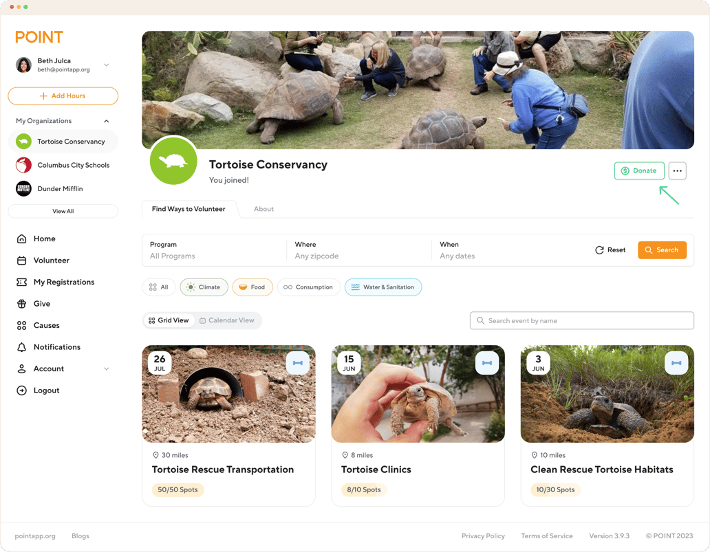 Givebutter Integration
